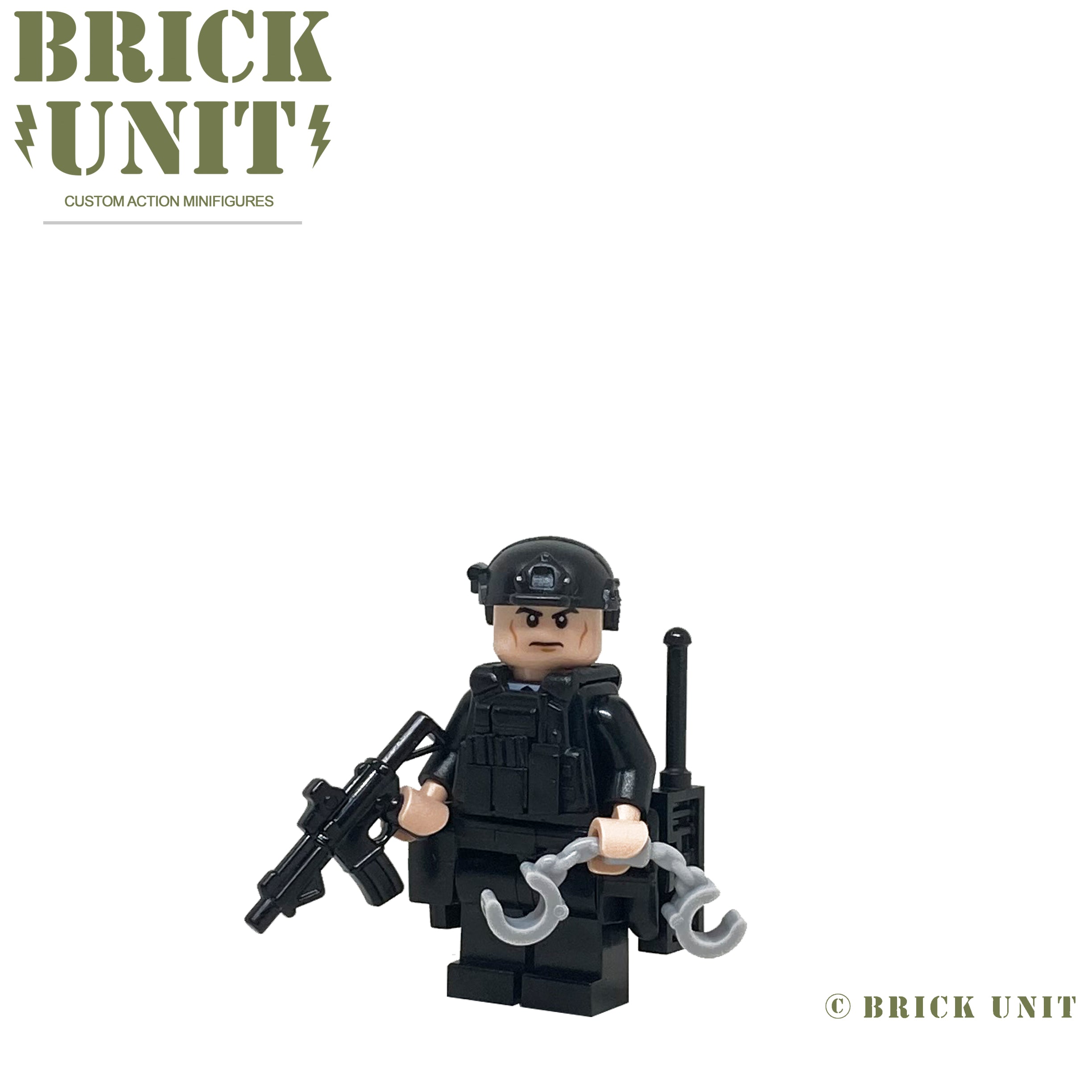 Police SWAT Officer LF – Brick Unit